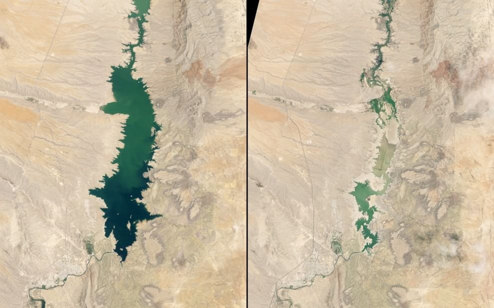 La NASA publica fotografías que muestran el daño del cambio climático ...